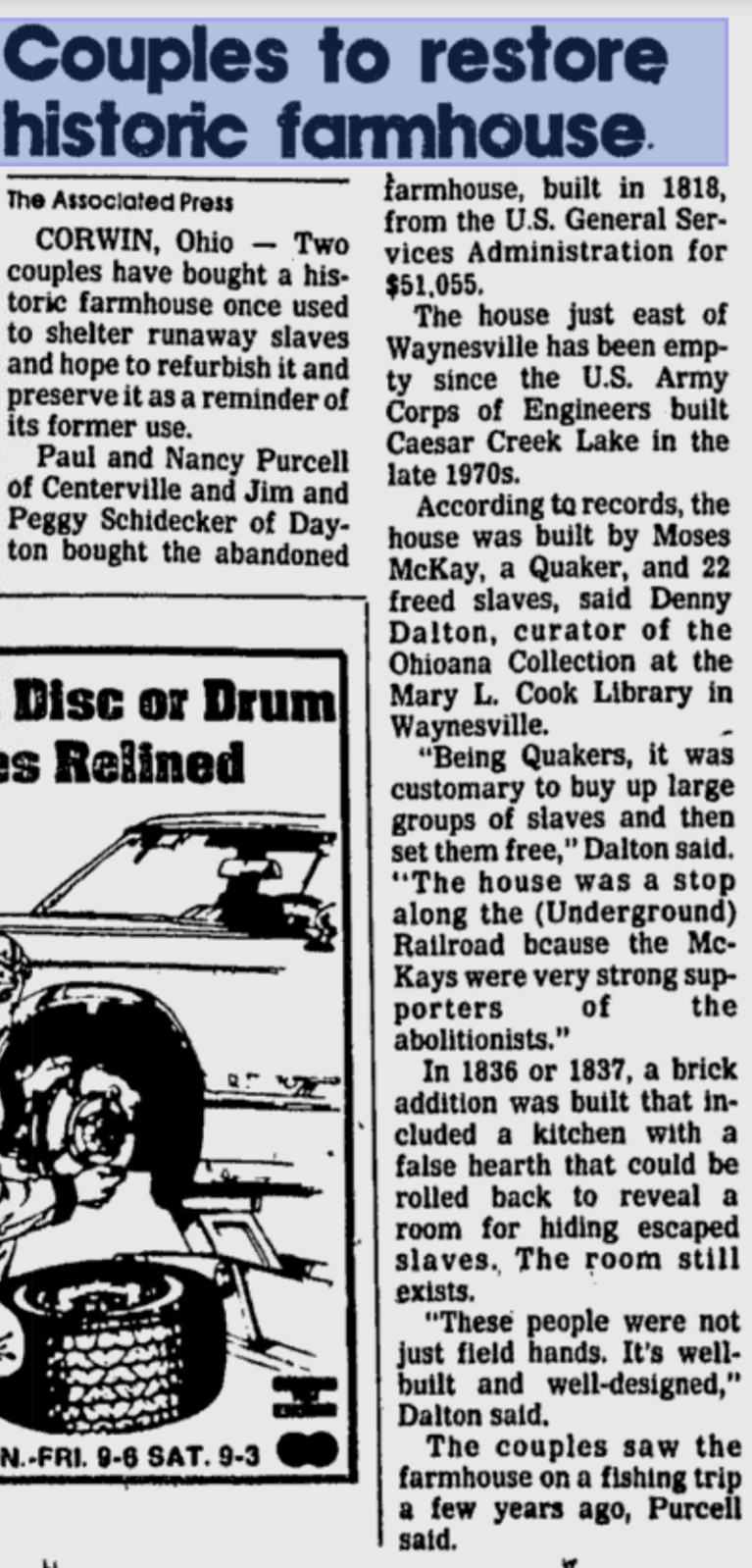 Moses McKay Home (Warren Co. OH)