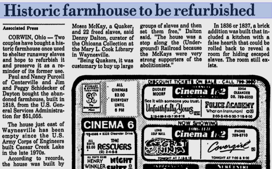 Moses McKay Home (Warren Co. OH)